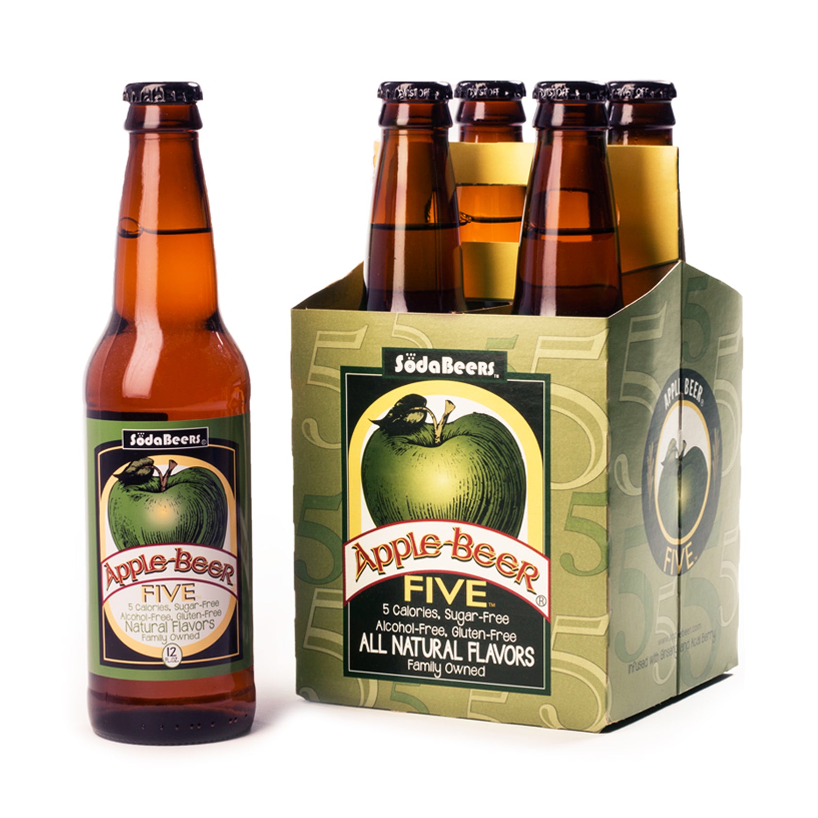 Variety Pack - Apple Beer & Apple Beer FIVE 12-Pack, 12 fl oz Bottles ...